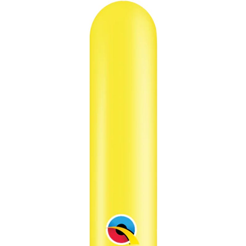 Balão Qualatex 321Q Amarelo - Liso Látex - 100 Un